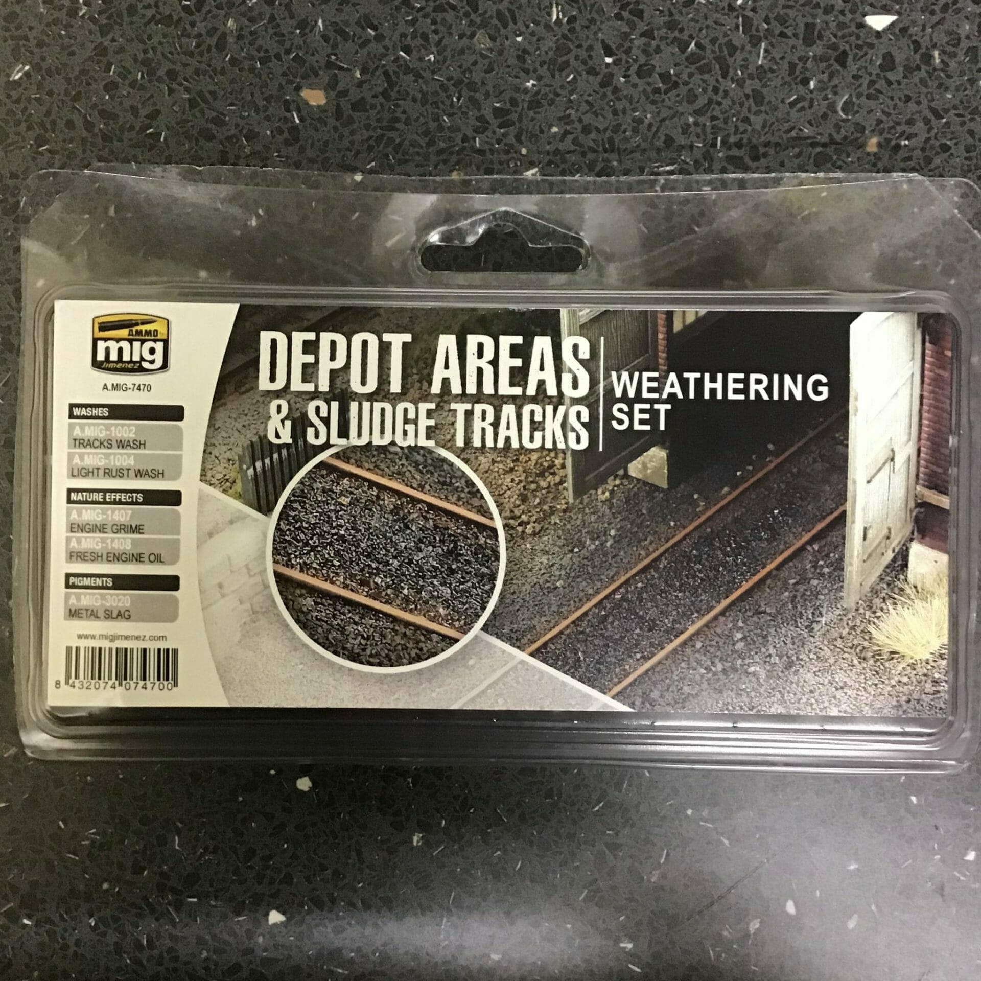 MIG 7470 DEPOT AREAS WEATHERING SET - South Devon Railway Gifts and Models