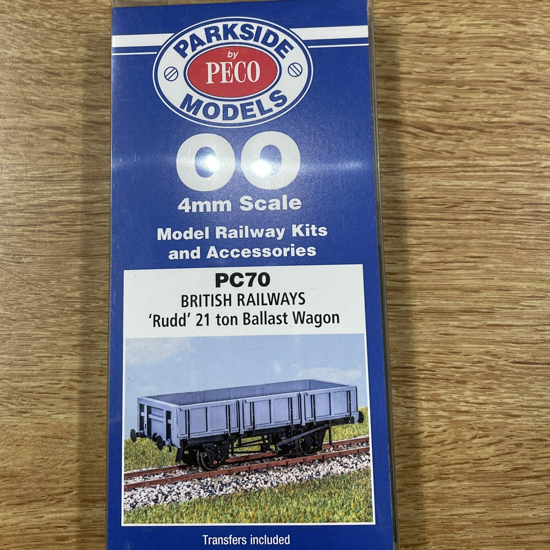 Parkside Models PC70 – BR Rudd 21 Ton Ballast Wagon – 00 Gauge Kit ...