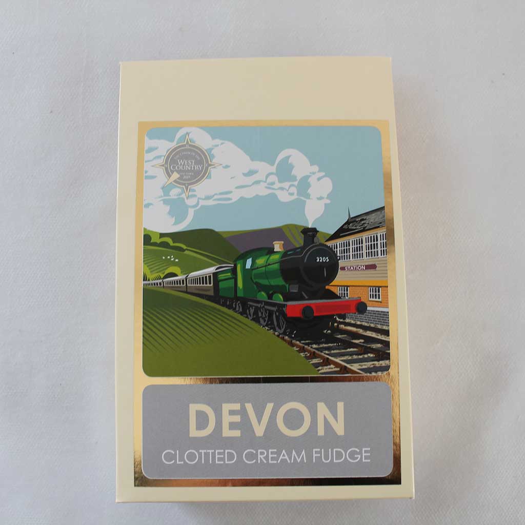 Devon Clotted Cream Fudge - South Devon Railway Gifts and Models