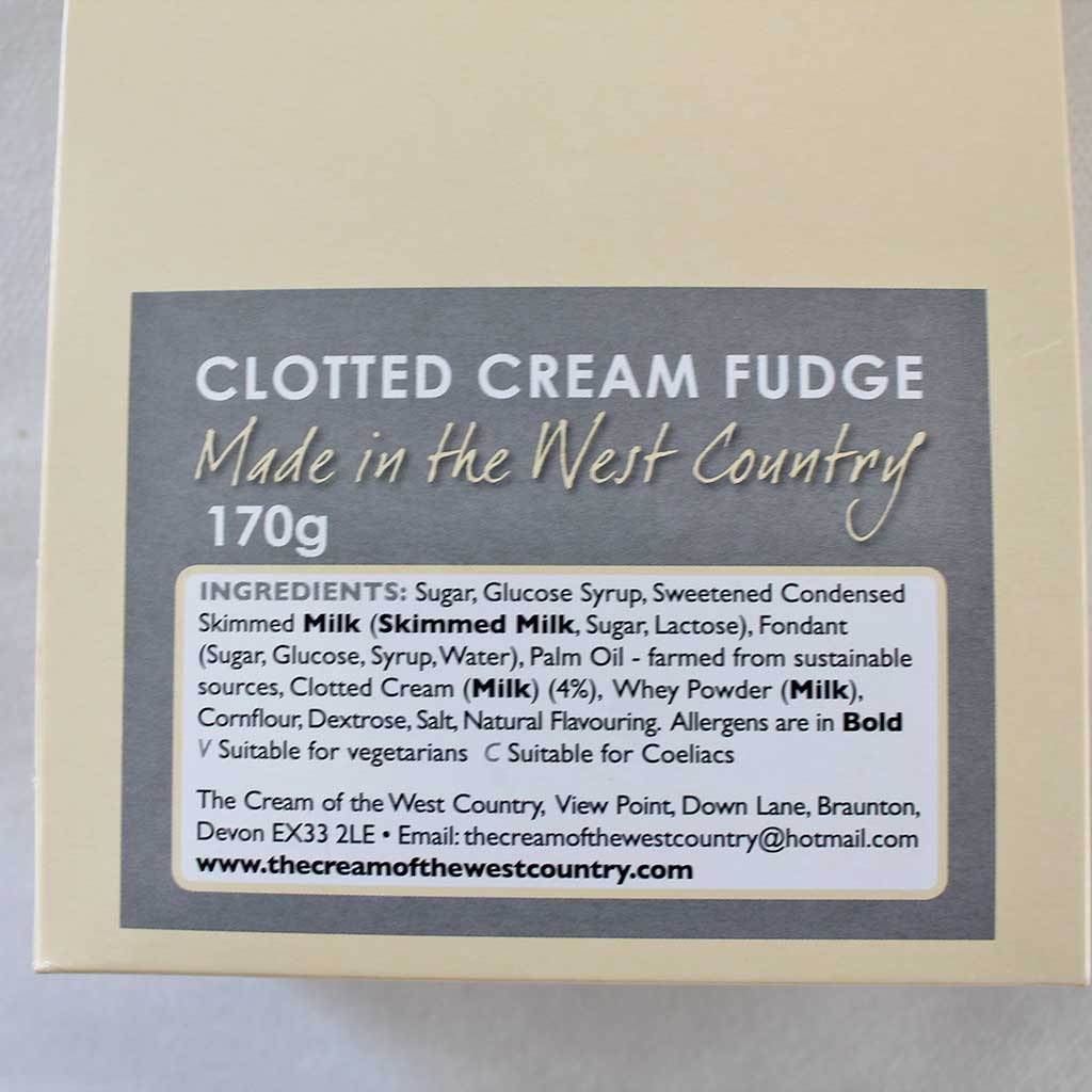 Devon Clotted Cream Fudge - South Devon Railway Gifts and Models