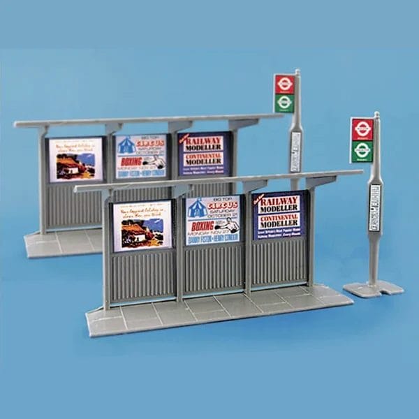Modelscene 5007 – Bus stop and Shelter – OO Gauge