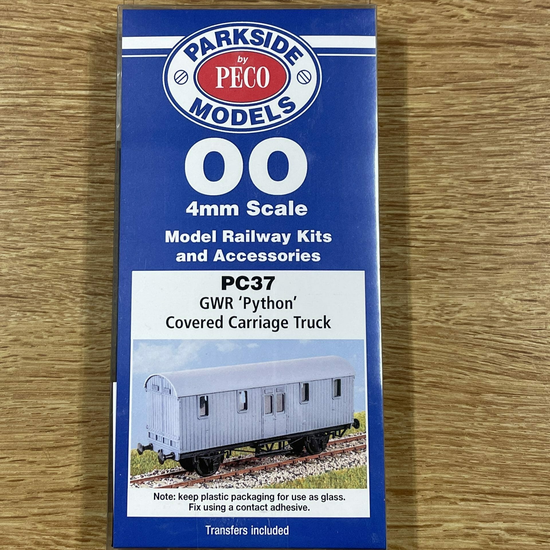 Parkside Models PC37 – GWR Python Covered Carriage Coach Van – 00 Gauge ...