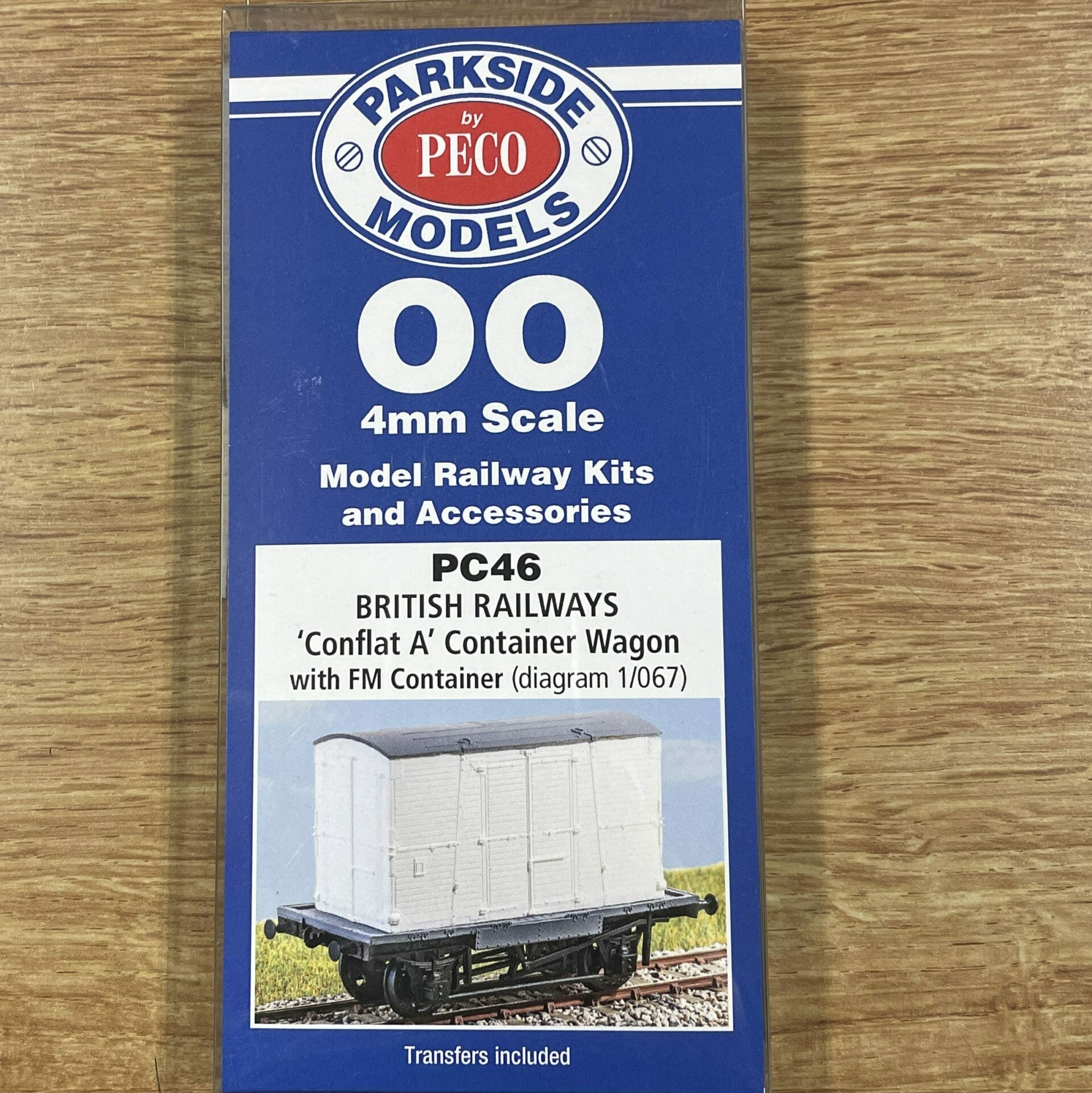 Parkside Models PC46 – BR Conflat A Container Wagon – 00 Gauge Kit ...