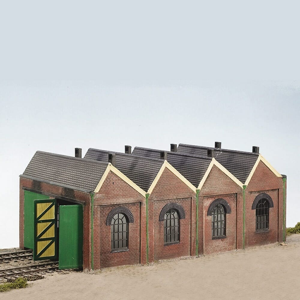 Wills Kits CK12 – Two Road Engine Shed – OO Gauge Kit - South Devon ...