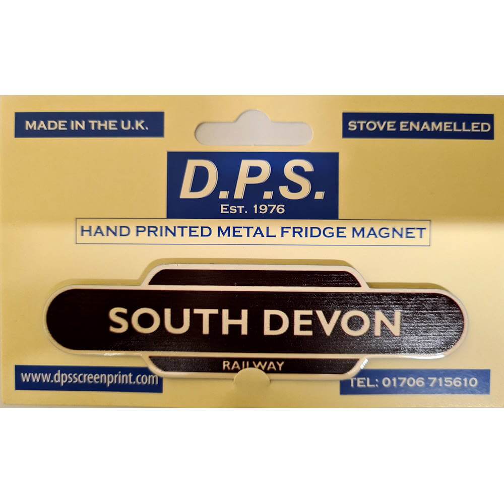 DPS – South Devon Railway – Station Totem Fridge Magnet - South Devon ...